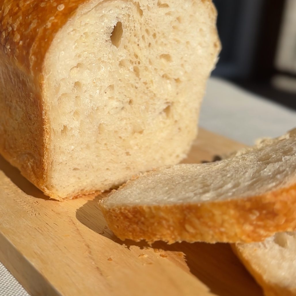Artisan Sourdough Sandwich Bread Recipe | Baked In A Loaf Pan!